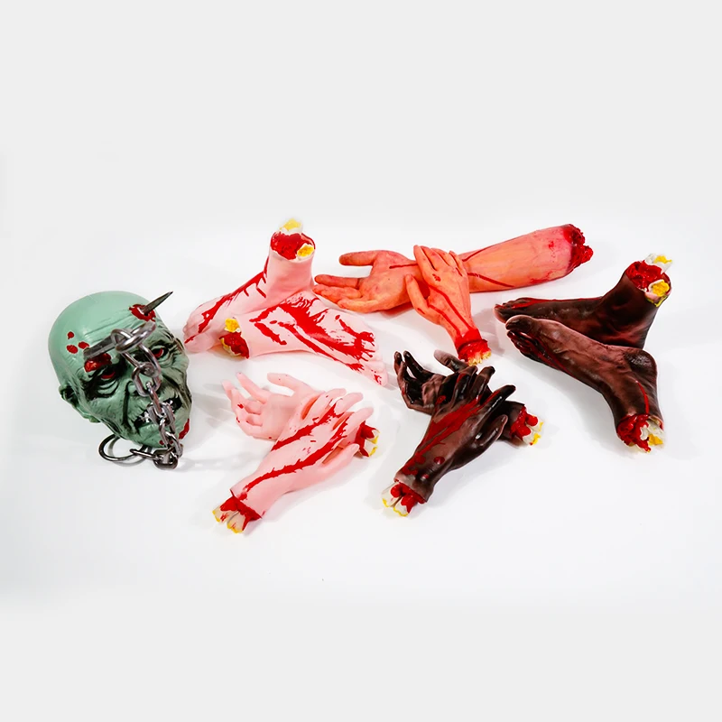 Hands Haunted House Broken Realistic Life Size Burnt Scary Party ...