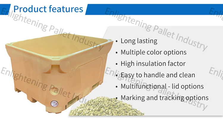 Heavy Duty Insulated Fish Bin - 460L, 660L & 1000L Double Wall LLDPE ...