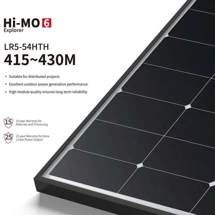Longi Hi-mo 6 Scientist Lr5-54hth 415w 420w 430w 435w 440w Black Frame Solar Panels Home - Buy ...