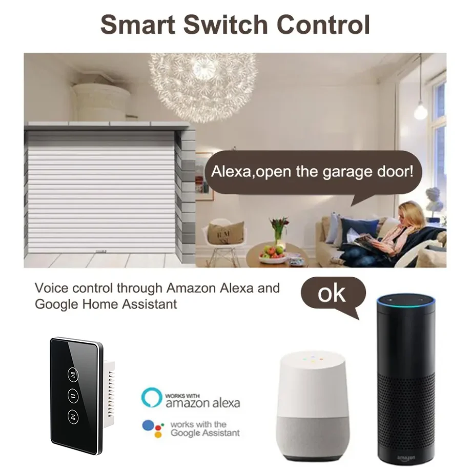 Tuya TYSH Smart Wifi Rolling Door Switch Opener - Control via APP