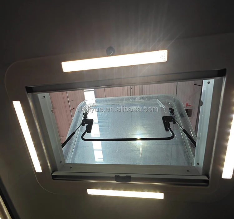 Aluminum Ceiling Mounted Push-out Camping Car Trailer Roof Window ...