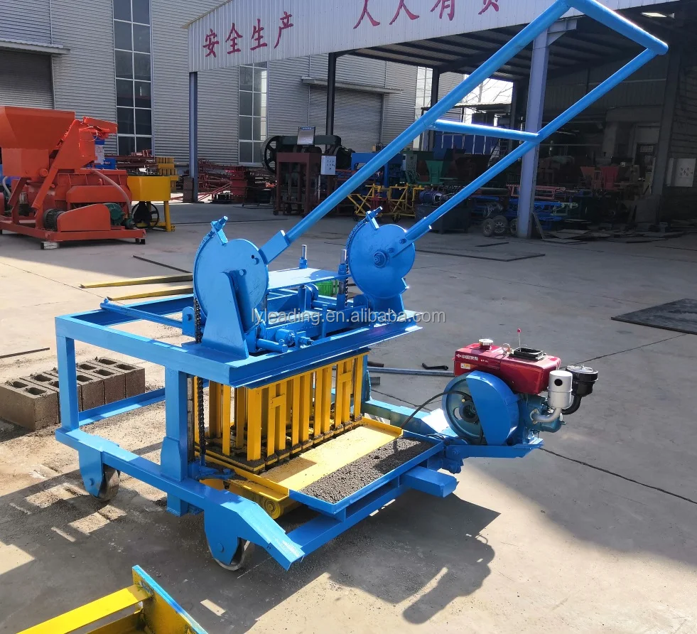 Concrete Cement Hollow Diesel Engine Block Machine for Sale