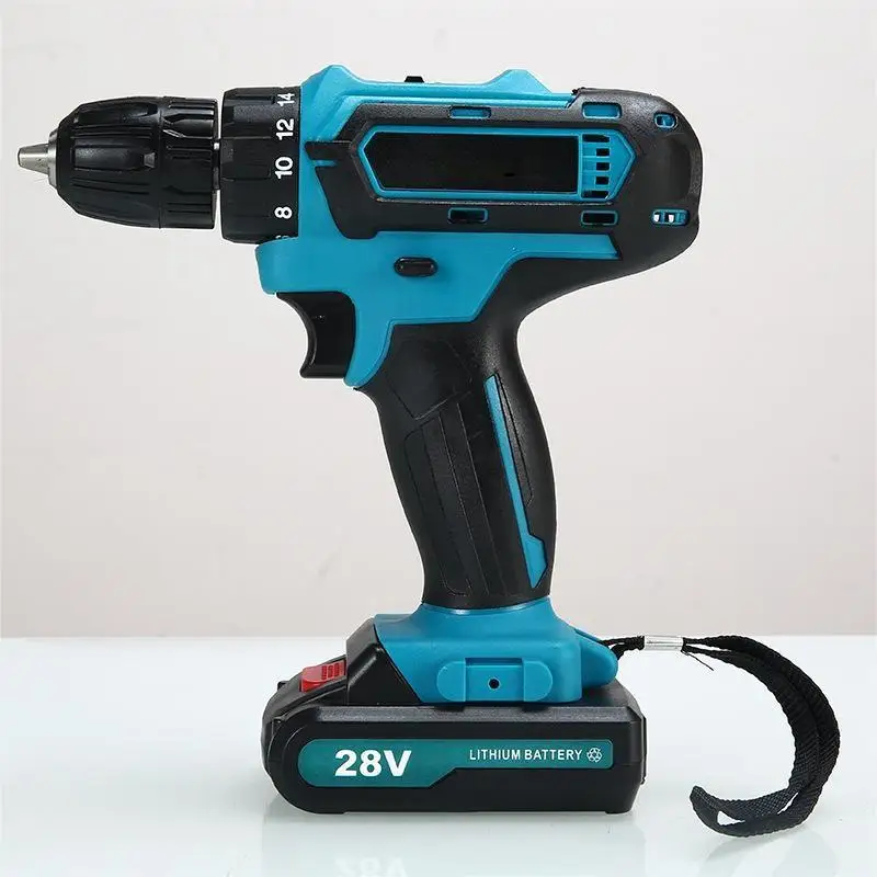 28v Electric Screw Driver Tools And Cordless Impact Power Hammer Drill ...