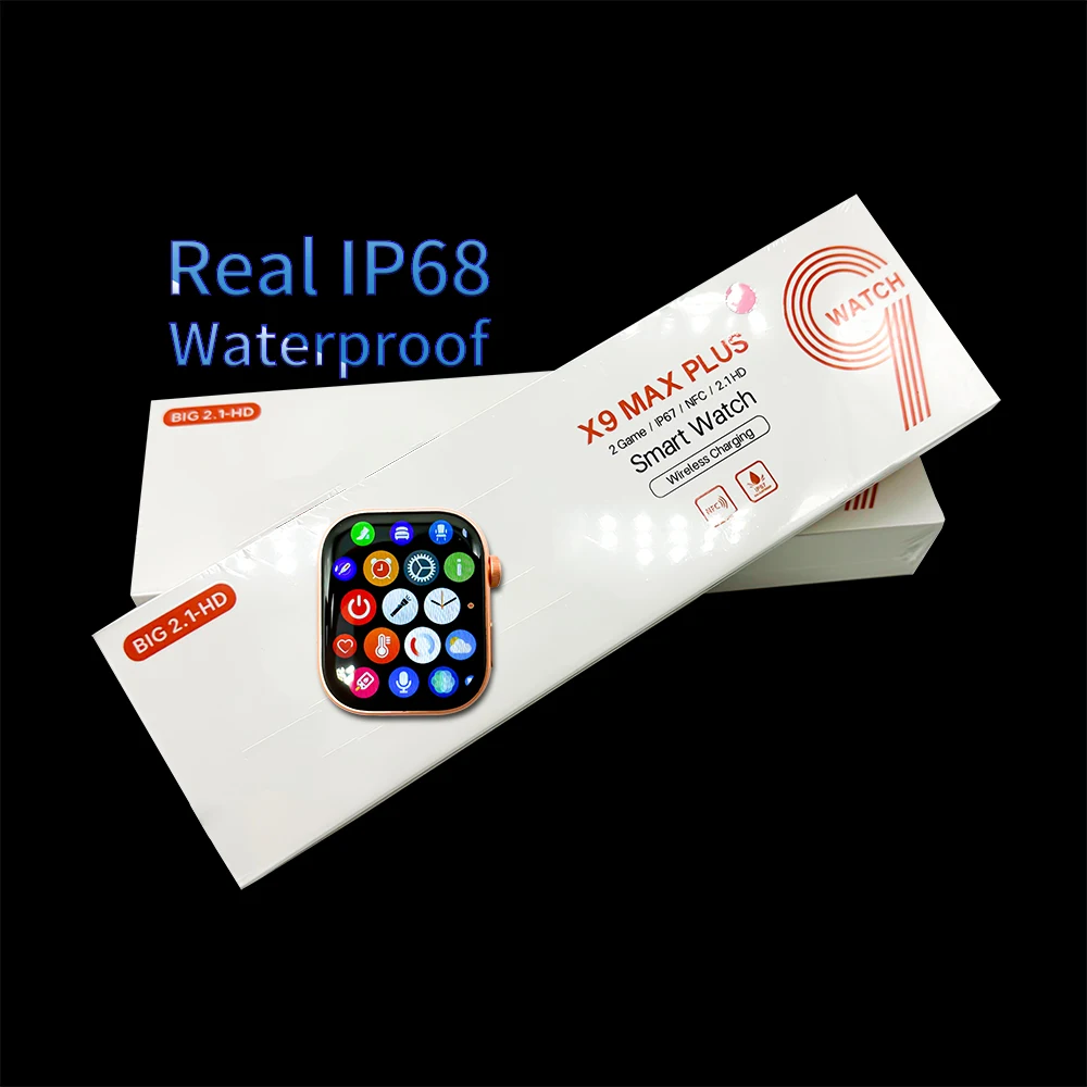 X9 Max Plus Smart Watch 2.1 Inch Hd Touch Screen Wireless Charging ...