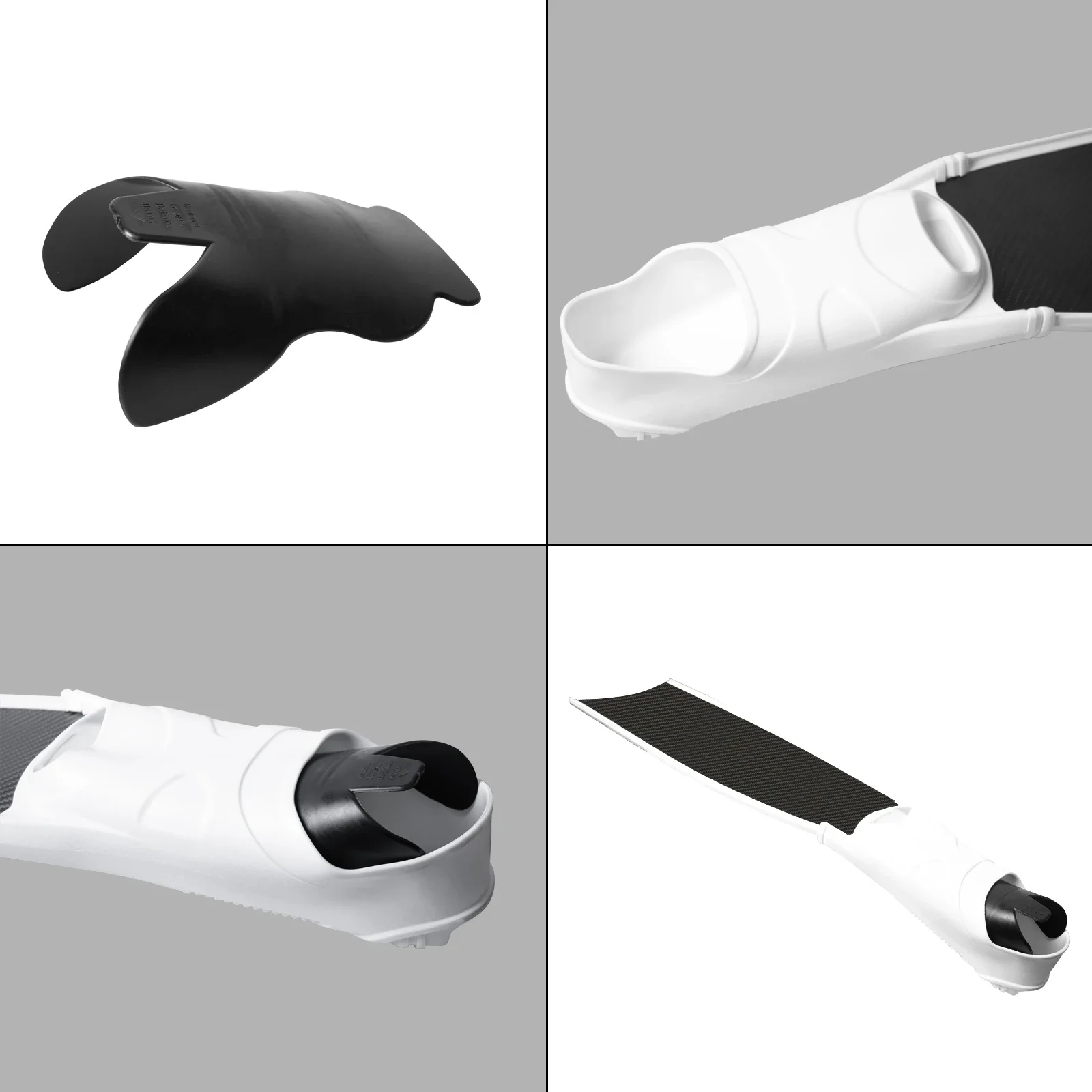 Carbon Fiber Diving Equipment Long Flippers Water Sport Free Diving ...