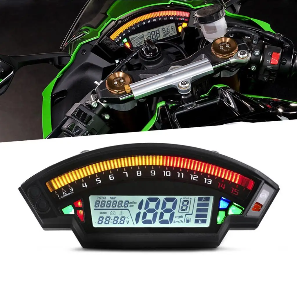 Universal Digital Speedometer Motorcycle - Reliable LCD Display