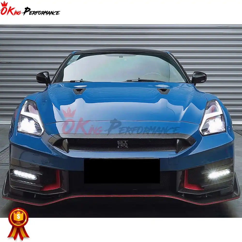 Convert 2024 Nismo Style Front Bumper For Nissan R35 Gtr 2008-2024 Half ...