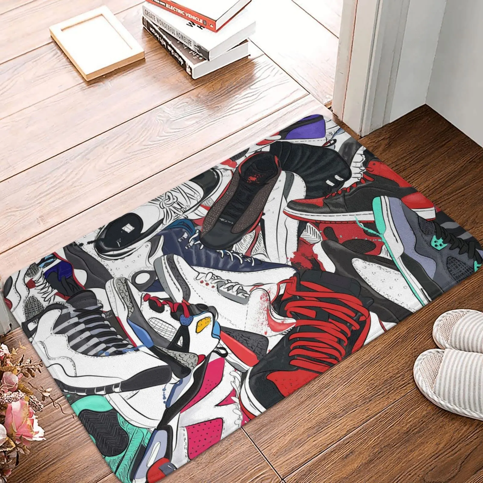 Basketball Shoes Rug Air Jordans Sneaker Dunk Osaka Rugs Modern Popular ...