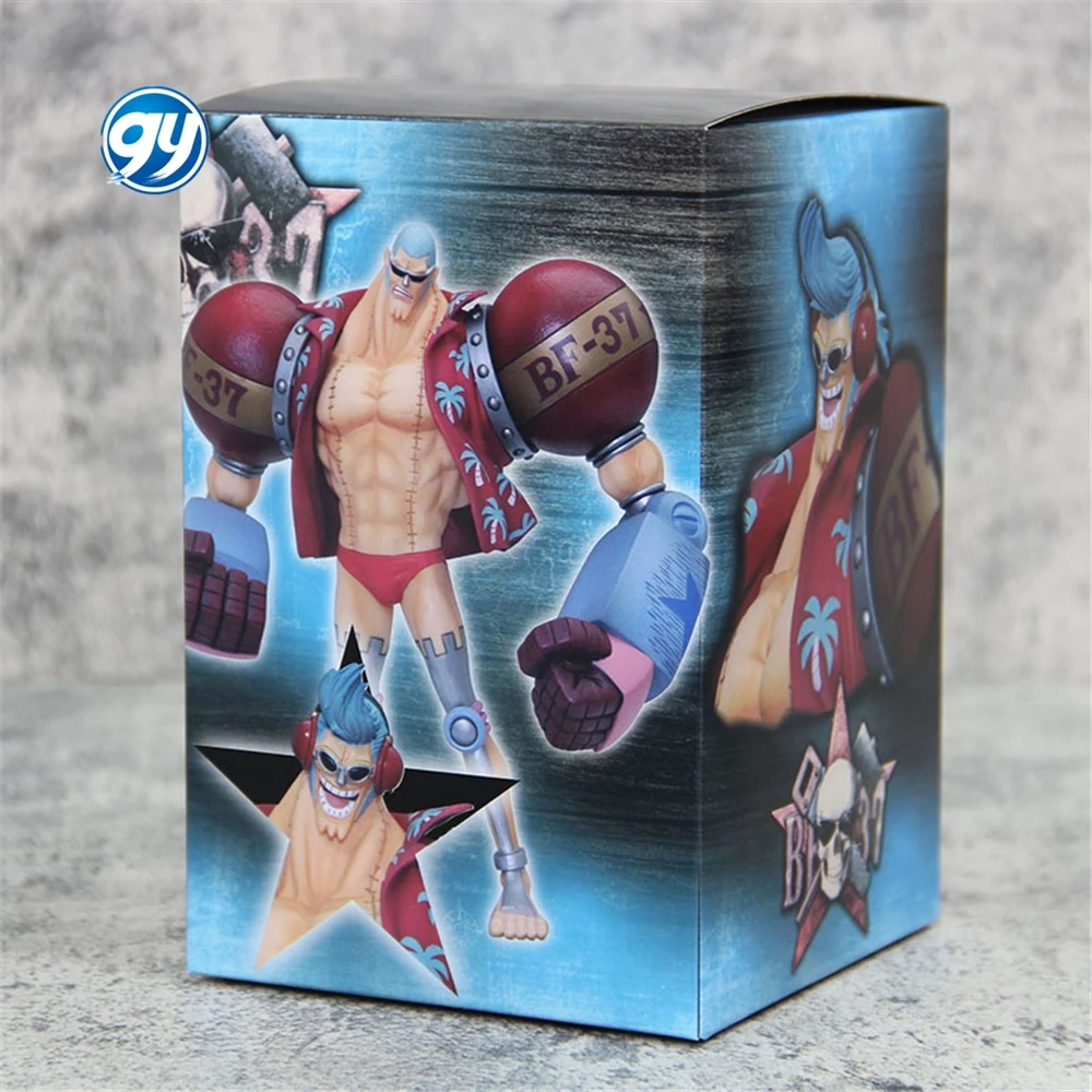 18cm One Pieced Franky Action Figure Toys Anime Figuras Manga Gk ...