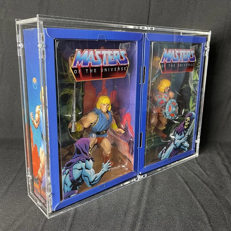 UV protection clear acrylic figure protective display cases for Masters ...