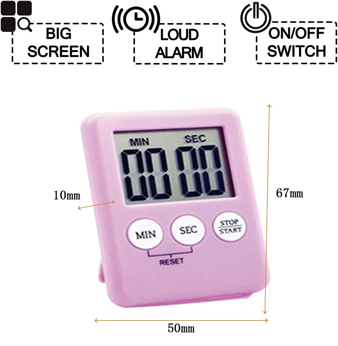 2025 SW PINK STYLE Ultra-fast Mini LCD Digital Multinational Kitchen ...