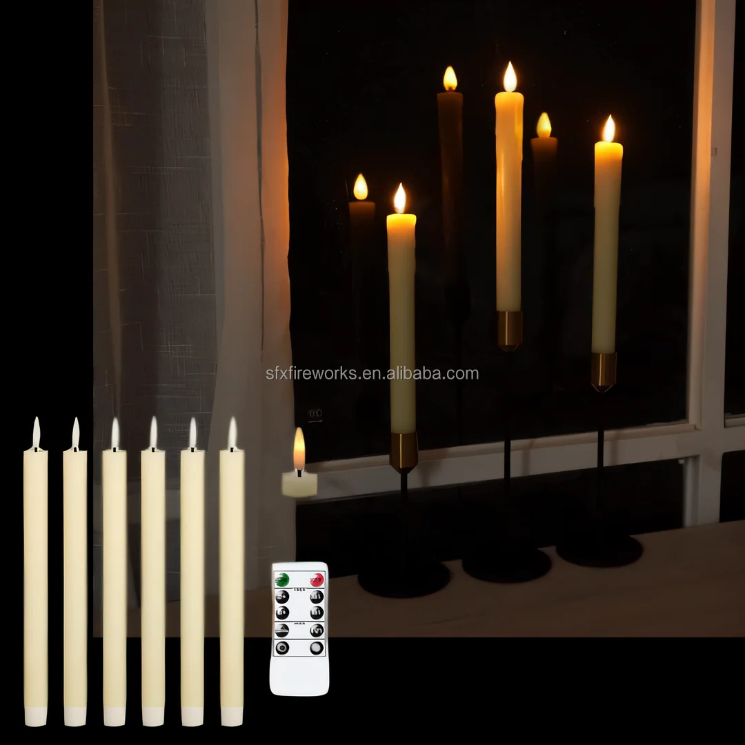 Wholesale AA Battery Powered Flameless LED Candles for Weddings
