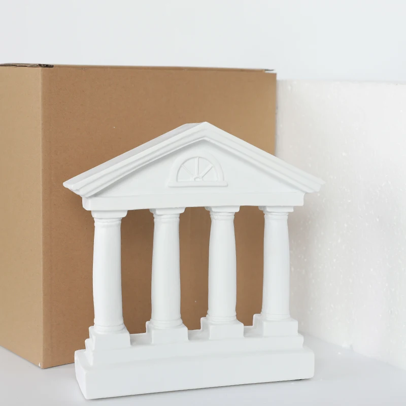 Architectural Model Of Ancient Greek Temple Roman Column Decoration ...