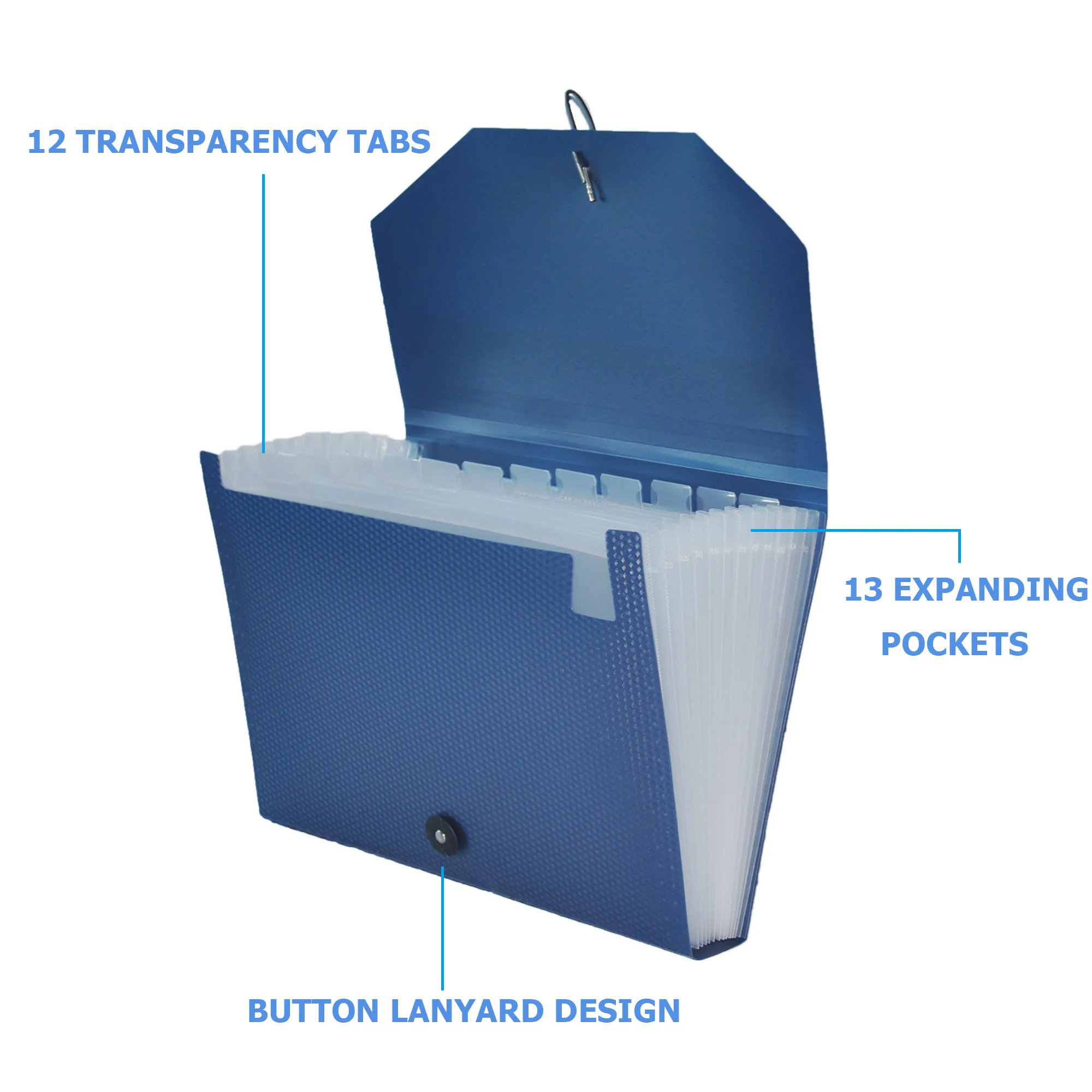 Plastic Pp Organizer Pockets Document Bag Expanding File Folder File ...