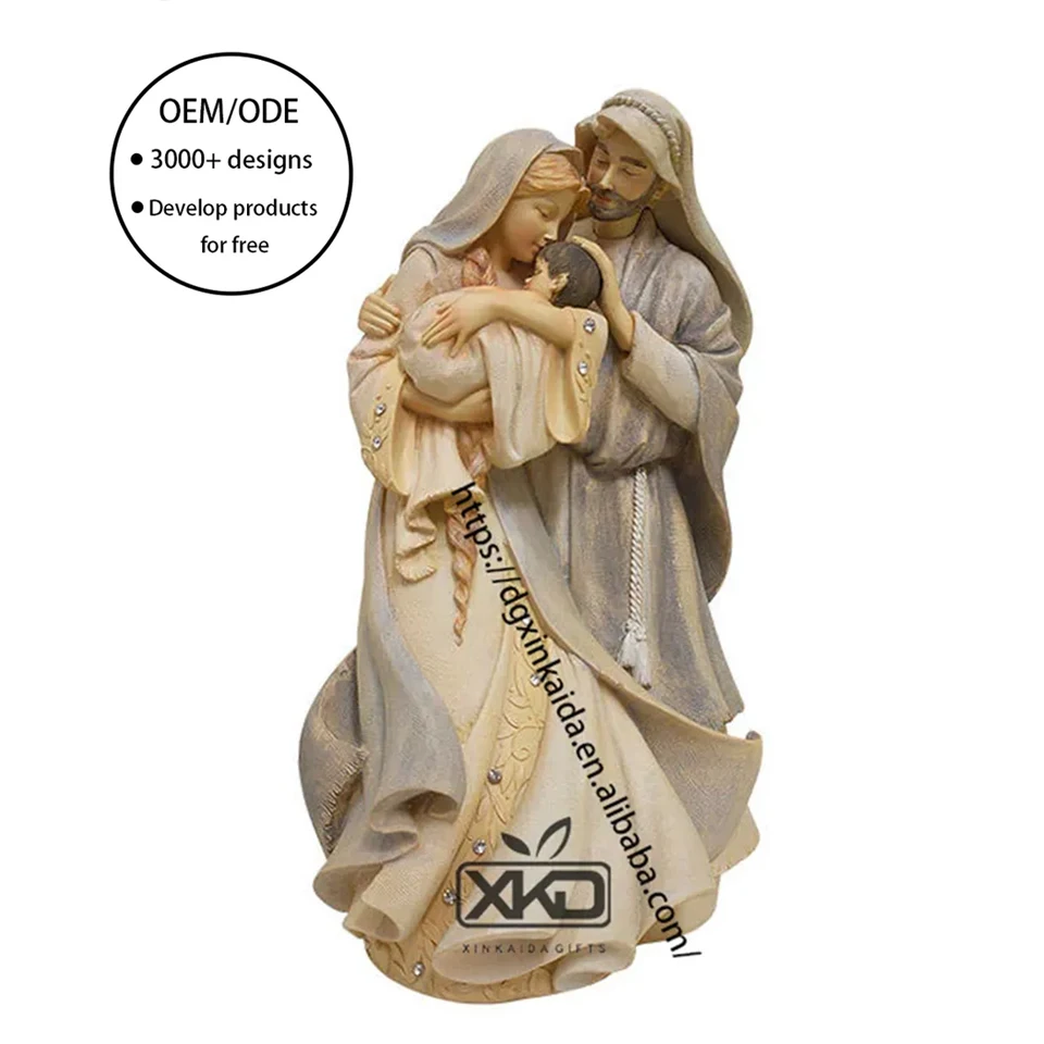 Factory Wholesale Catholic Religious Statues Resin Figurine Christmas ...