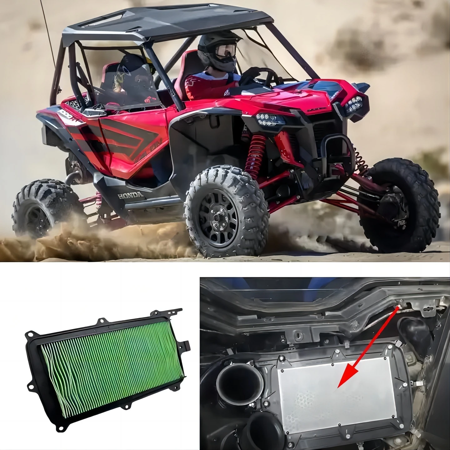 RTS Talon1000R Engine Assembly Air Filter Element Replacement for Honda ...