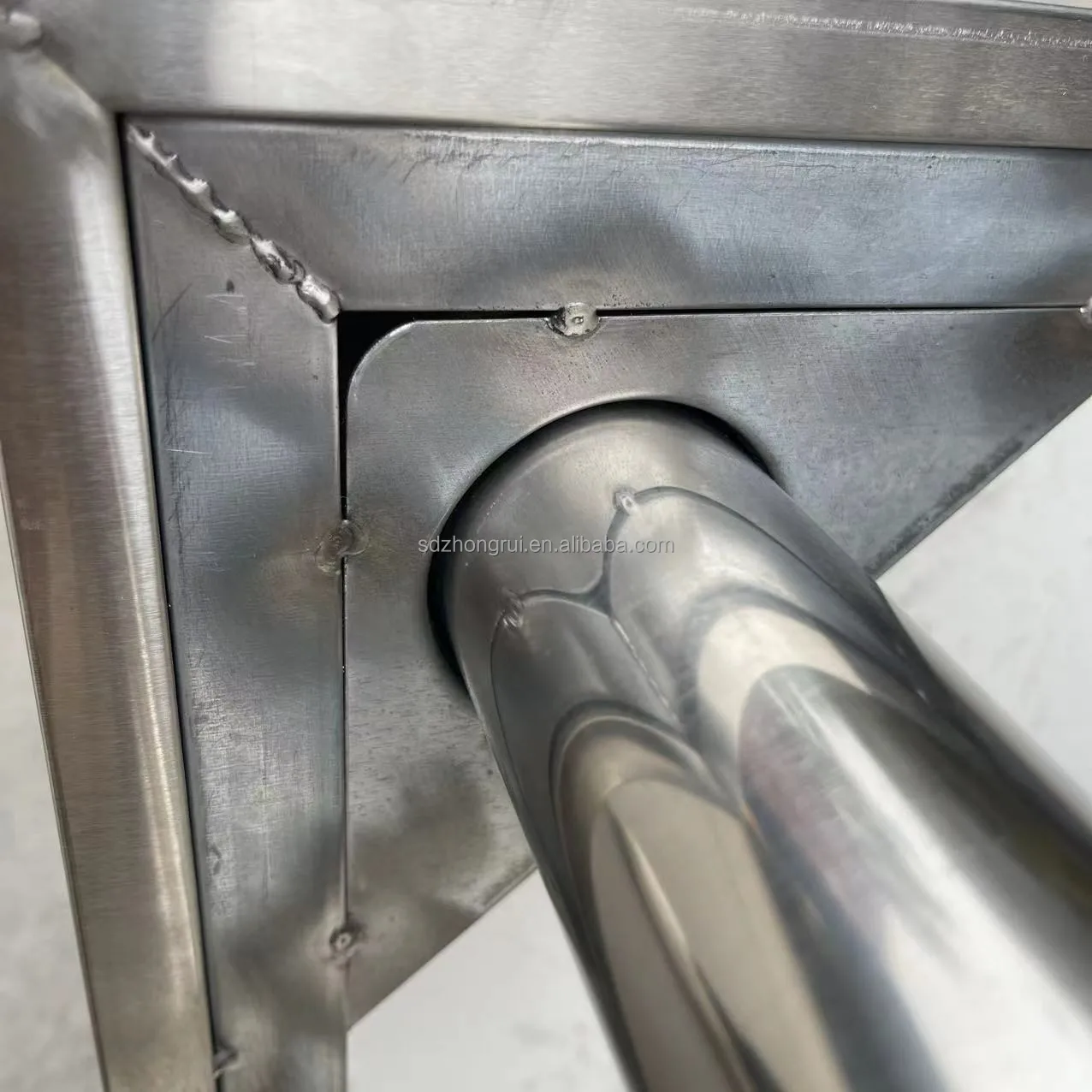 Stainless Steel Kitchen Work Bench/standing Work Table With Splash ...