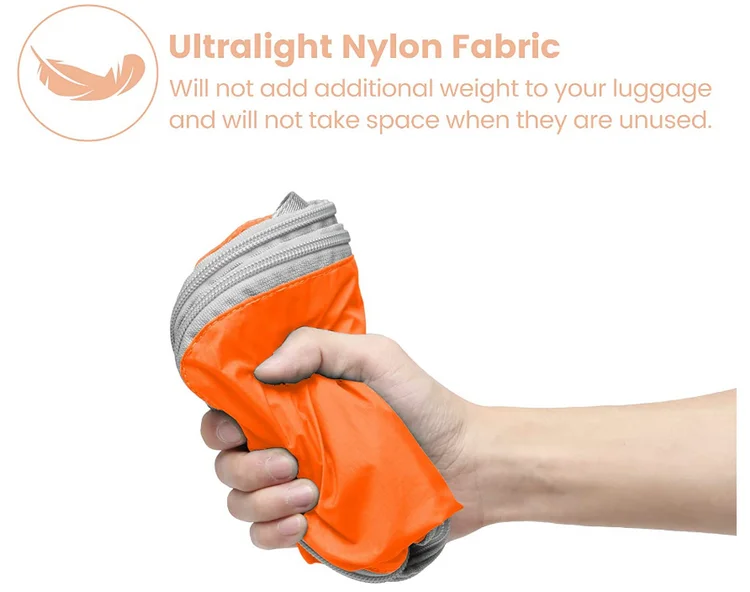 4 Pack Compressible Packing Cubes Lightweight Nylon Ripstop Travel ...