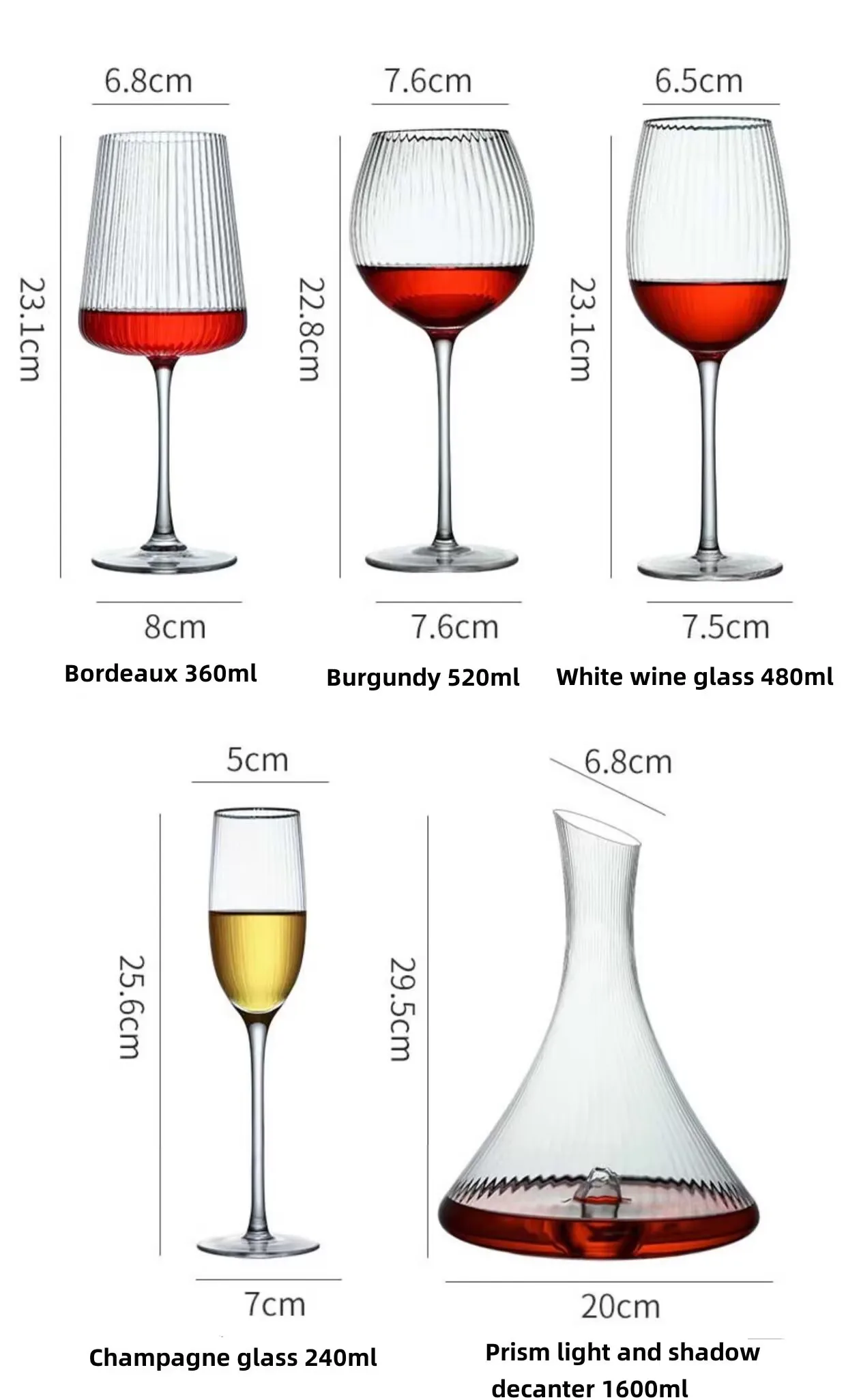 Wholesale Glassware Embossed Vintage Transparent Goblet Wine Glass ...