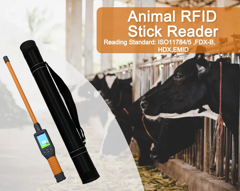 134.2khz Android RFID Stick Reader for Livestock Management