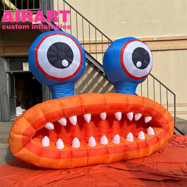 Outdoor Decorations LED Inflatable Eye Monsters, Tooth Cartoon ...