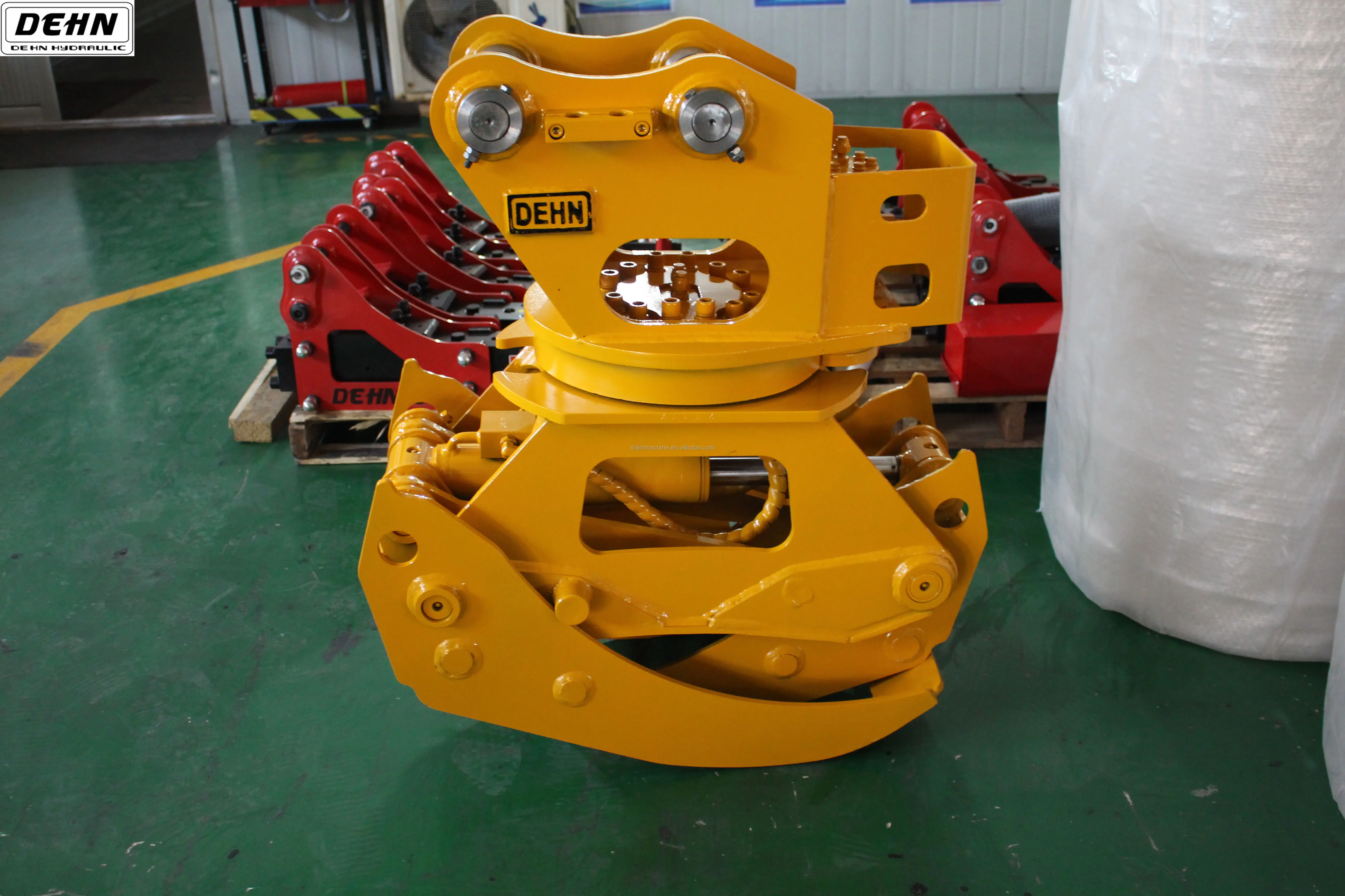 Hydraulic Rotator Grapple Excavator Grapple for 12-16 Ton Excavator 360 ...