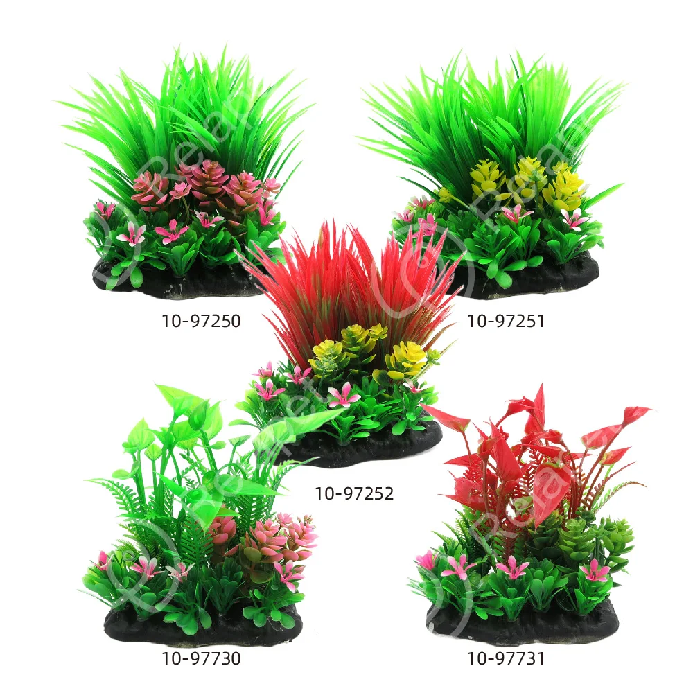 Wholesale Aquarium Plastic Plants Grass Artificial Plastic Water Plant ...