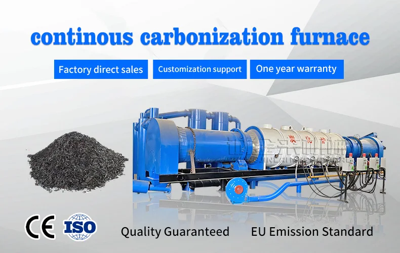 Biochar Pyrolysis Kiln - Efficient Carbonization Furnace
