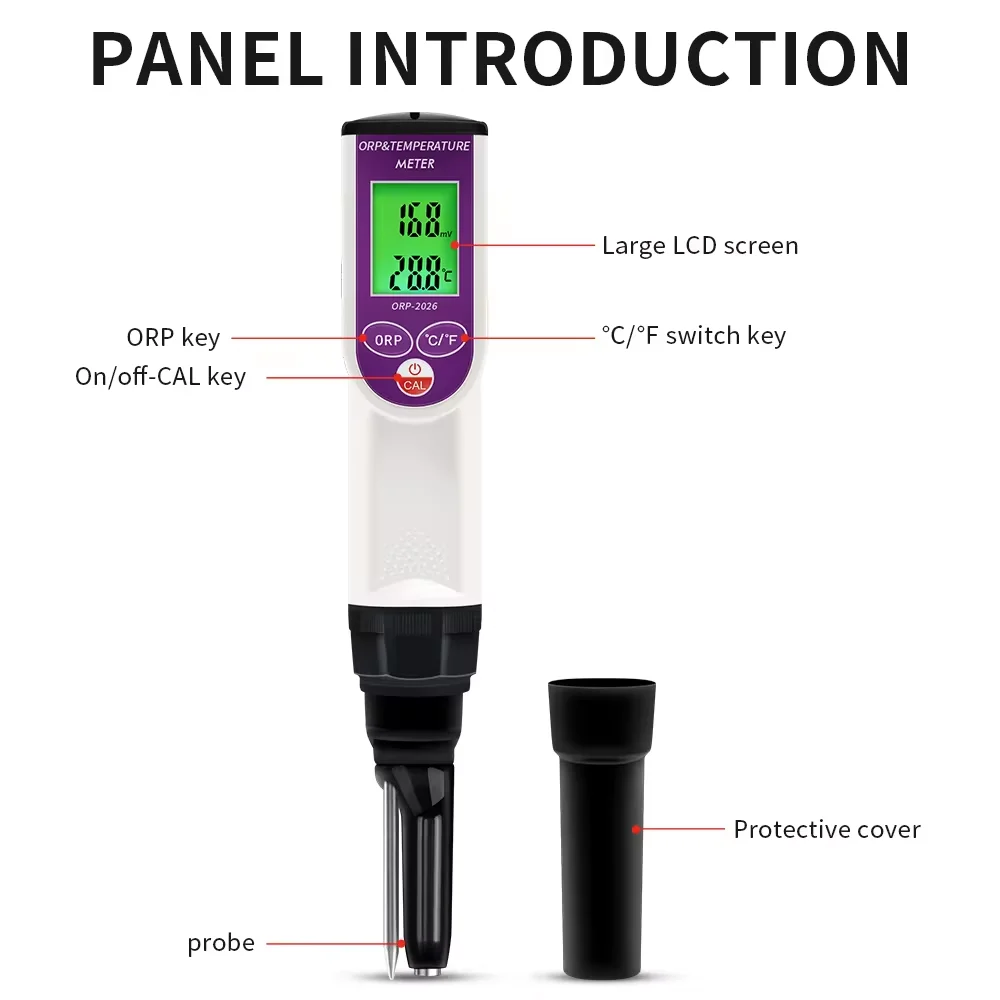 Soil ORP Value Detection Meter - High Precision Sensor