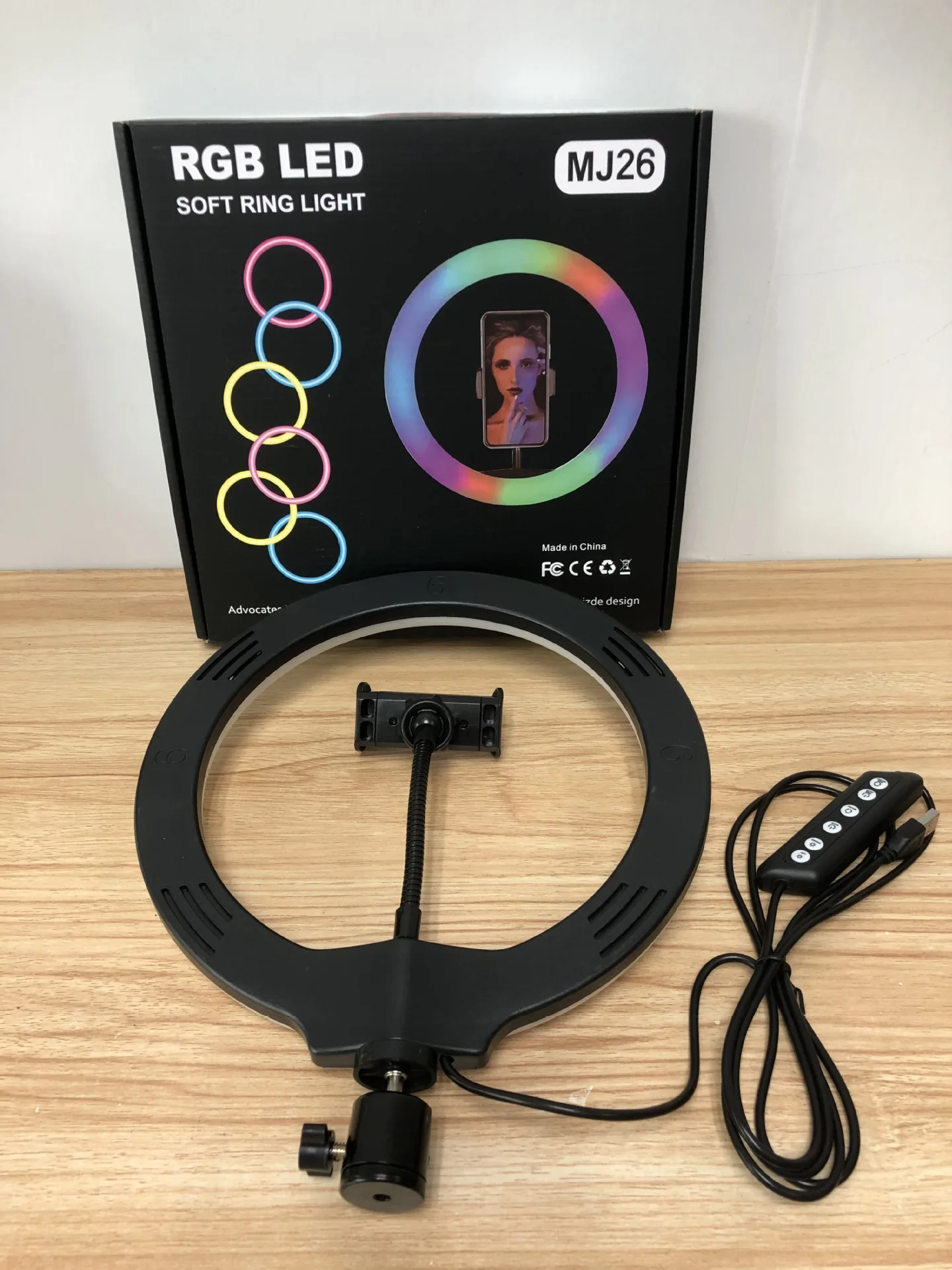 Rgb Ring Colorful Fill Light 10 Inch Fill Light Spot Beauty Selfie 26cm ...