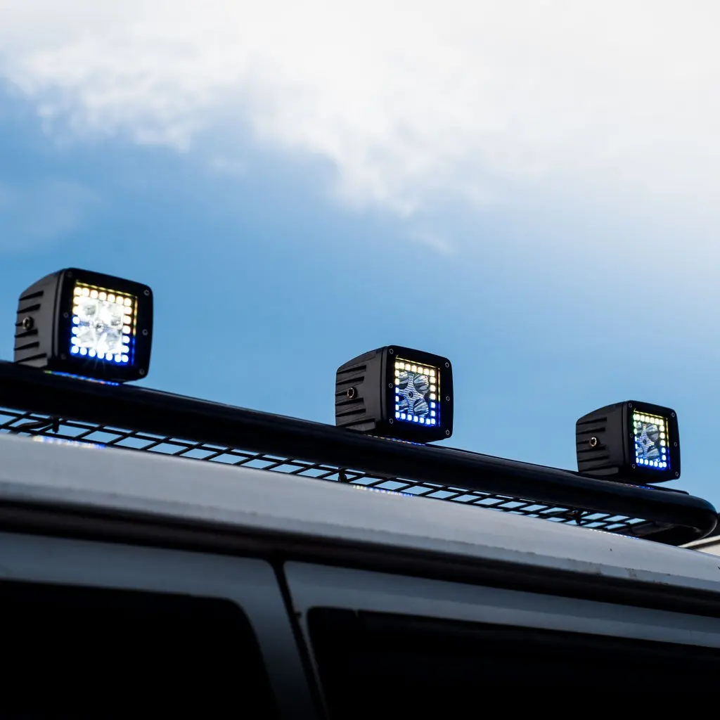 3inch RGB LED Light Bar - Sequential Lighting & IP65 Waterproof