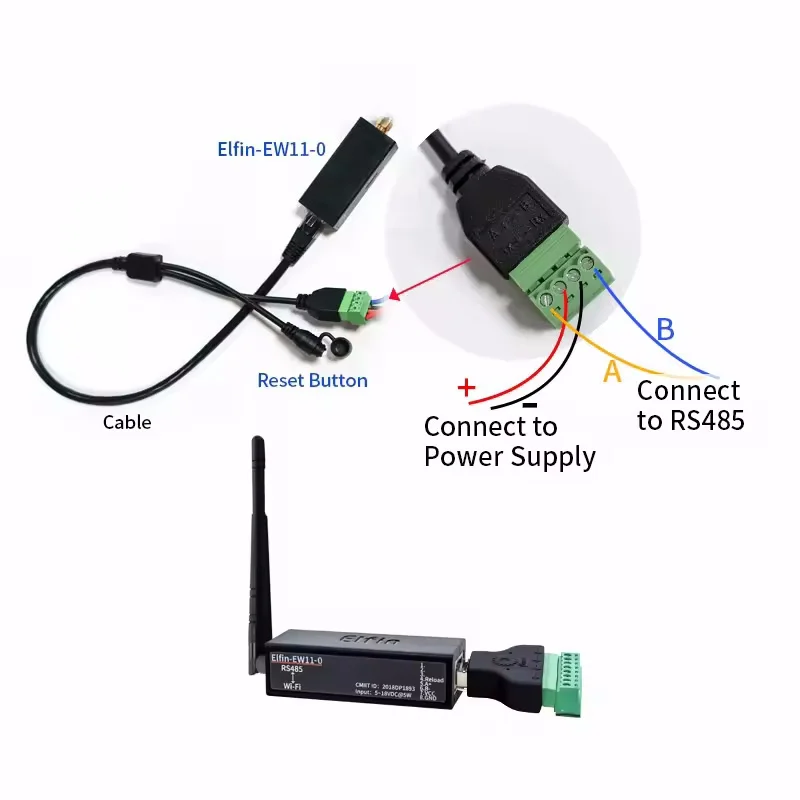 Elfin-ew11 Wireless Networking Devices - Modbus TPC IP