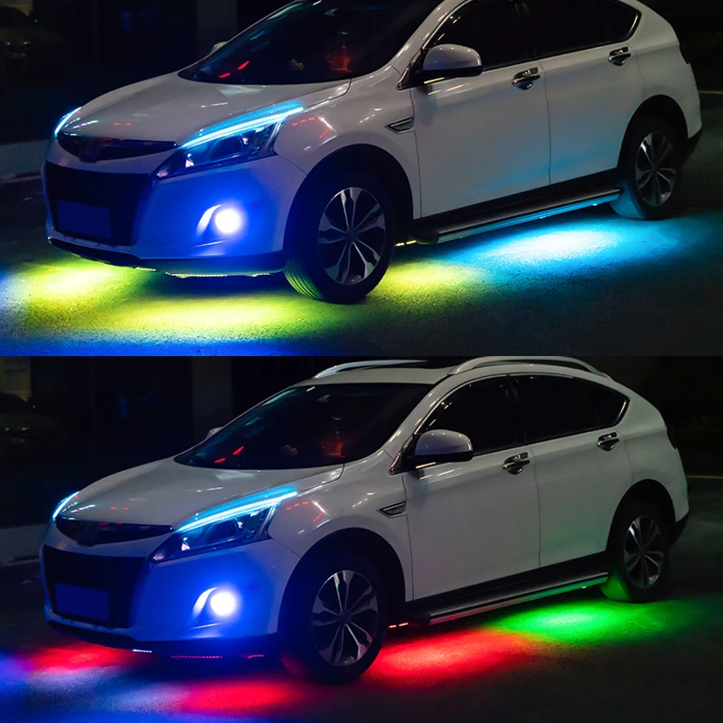 Car Ambient Lighting Kit Interior Symphony LED Strips Underbody Neon ...