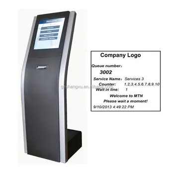 Automatic Bank/hospital/clinic Queuing System Touch Screen Token Number ...