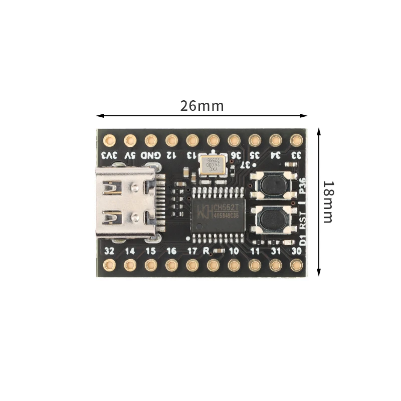 CH552 Mini Core Board - USB Learning Development Module