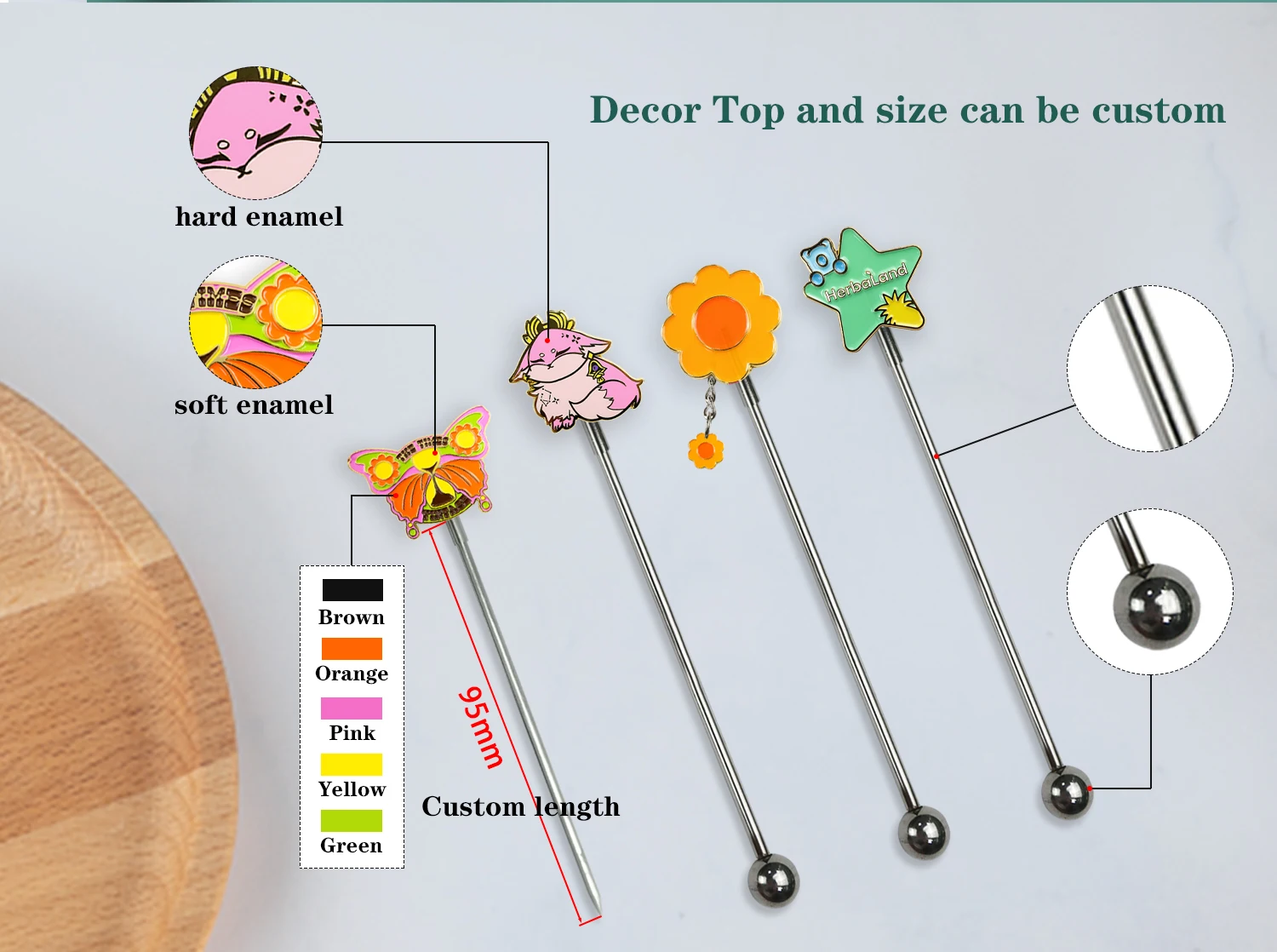 Custom Cocktail Stirrer Metal Swizzle Sticks - Ideal Gifts