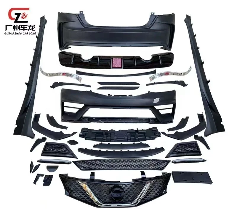 Pp Plastic Full Set Bodykit For Nissan Tiida 2011-2015 Modified Nismo ...