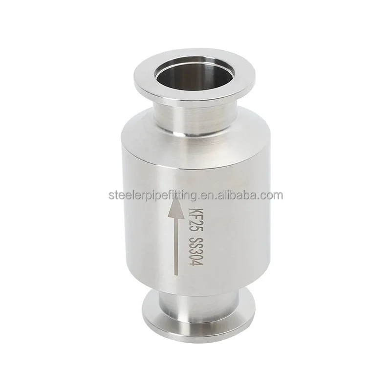 Check Valve Kf16 Kf25 Kf40 Stainless Steel Vacuum Check Valve - Buy ...