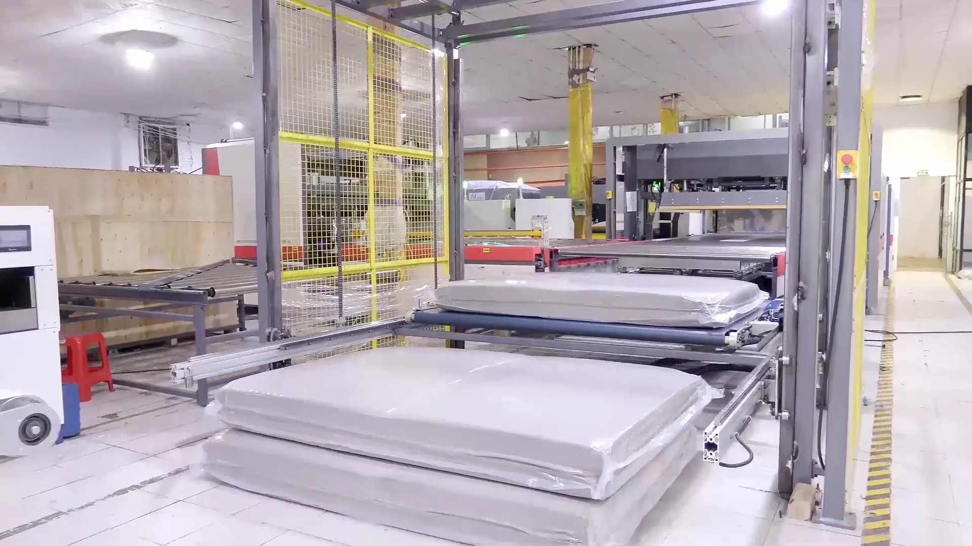 Easy To Operate Automatic Mattress Stacker And Foam Block Stacking ...