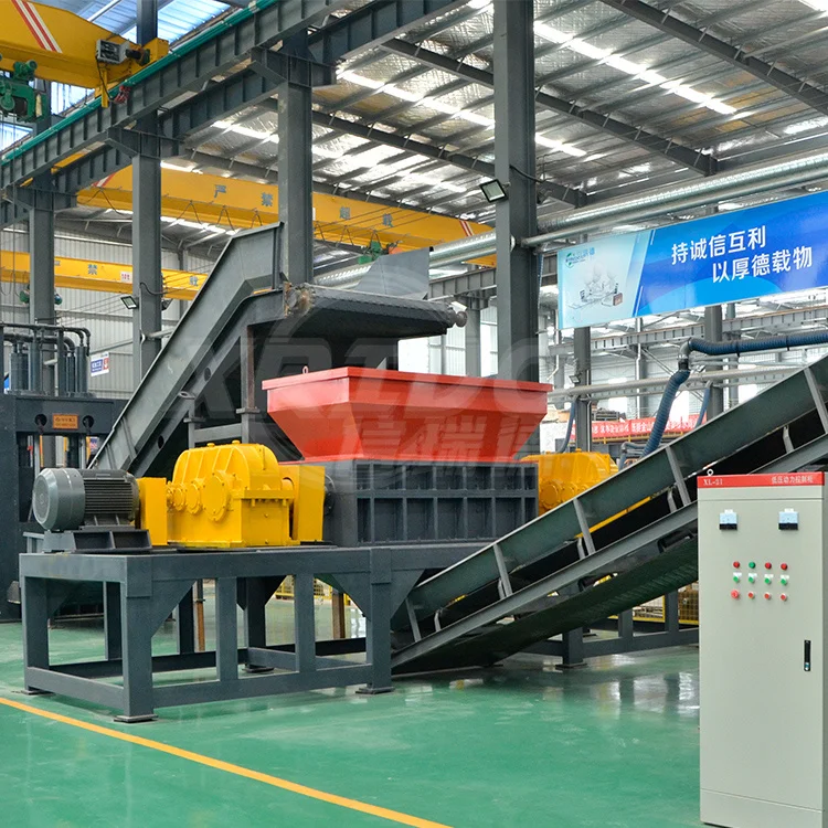 Full Automatic Waste Tire Recycling Rubber Tire Shredder Machine Rubber Crusher Machine| Alibaba.com
