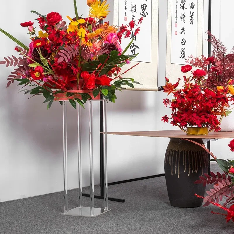 Acrylic Flower Stand Wedding Centerpieceswedding Props Supplies Road ...