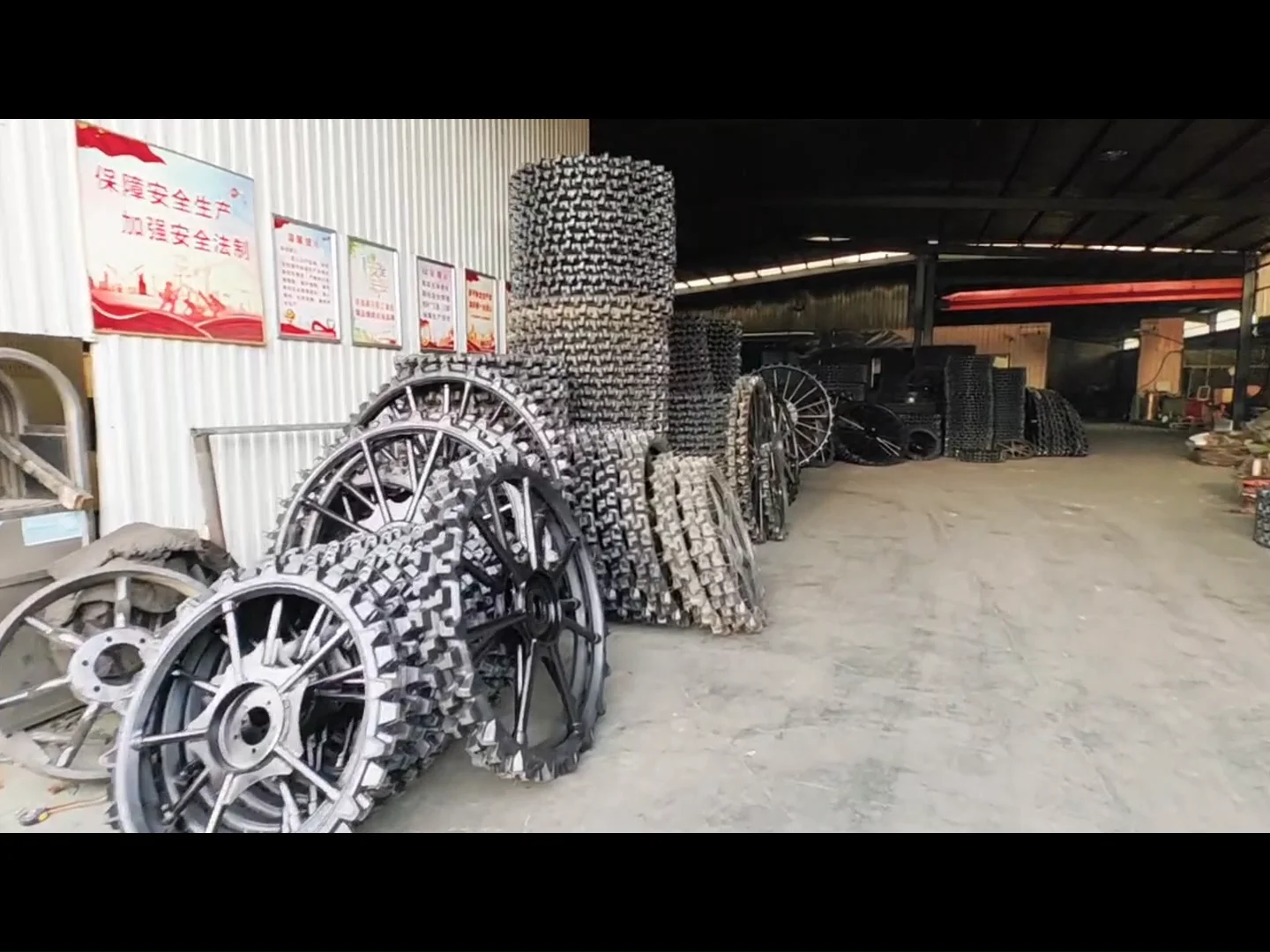 Agricultural Rubber Solid Wheels Tractor Tires Rice Paddy Field ...