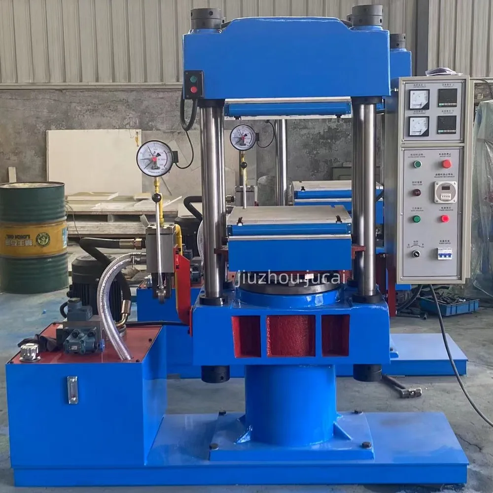 Hand Control Rubber Vulcanizing Press Machine 100ton Rubber Vulcanizing ...