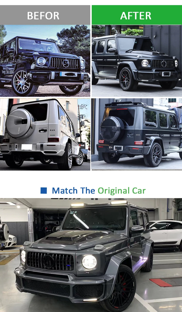 Auto Body Systems W464 G63 Bodykit for G550 G500 G63 Upgrade B700 Wide ...