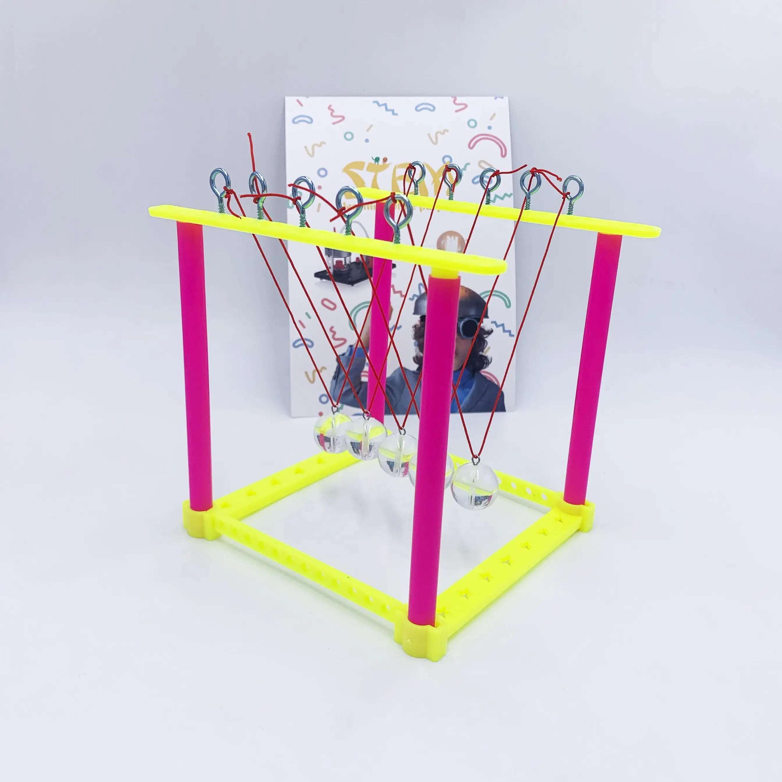 Educational Science Experiment Kit Newton Pendulum Experiment Stem Toys ...