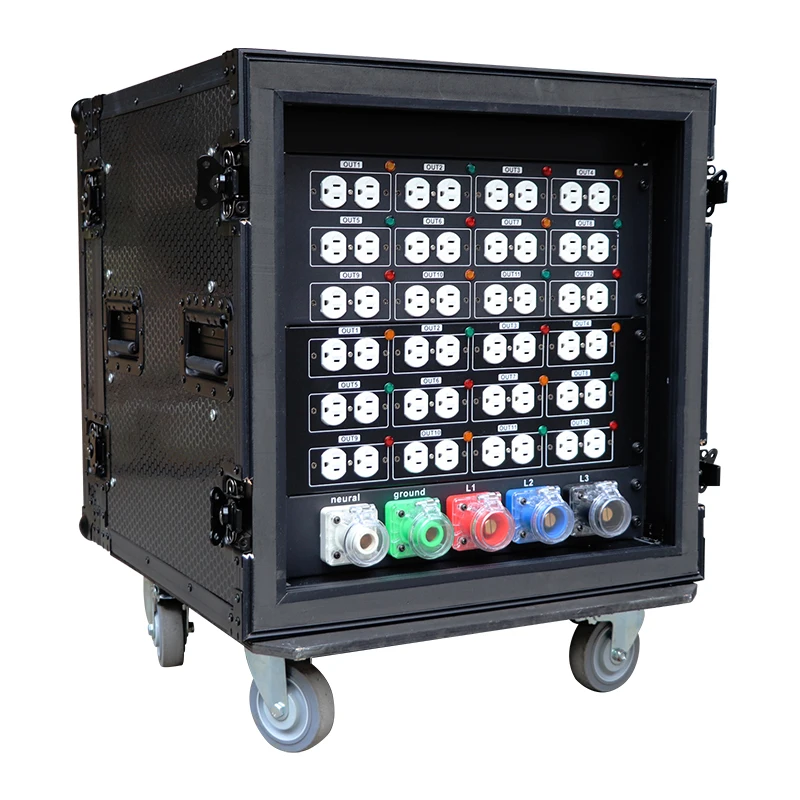 P-1 New Electric 24 Ways 20a American Plug Output Distro Box Power ...
