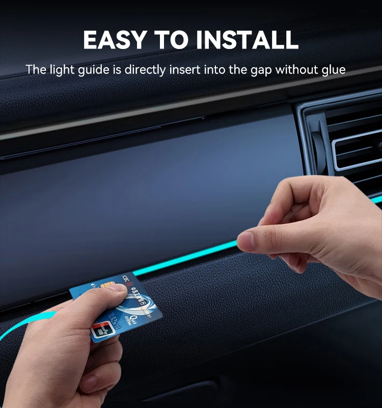 RGB 18 in 1 Symphony LED Car Atmosphere Lights - 64 Colors Acrylic ...