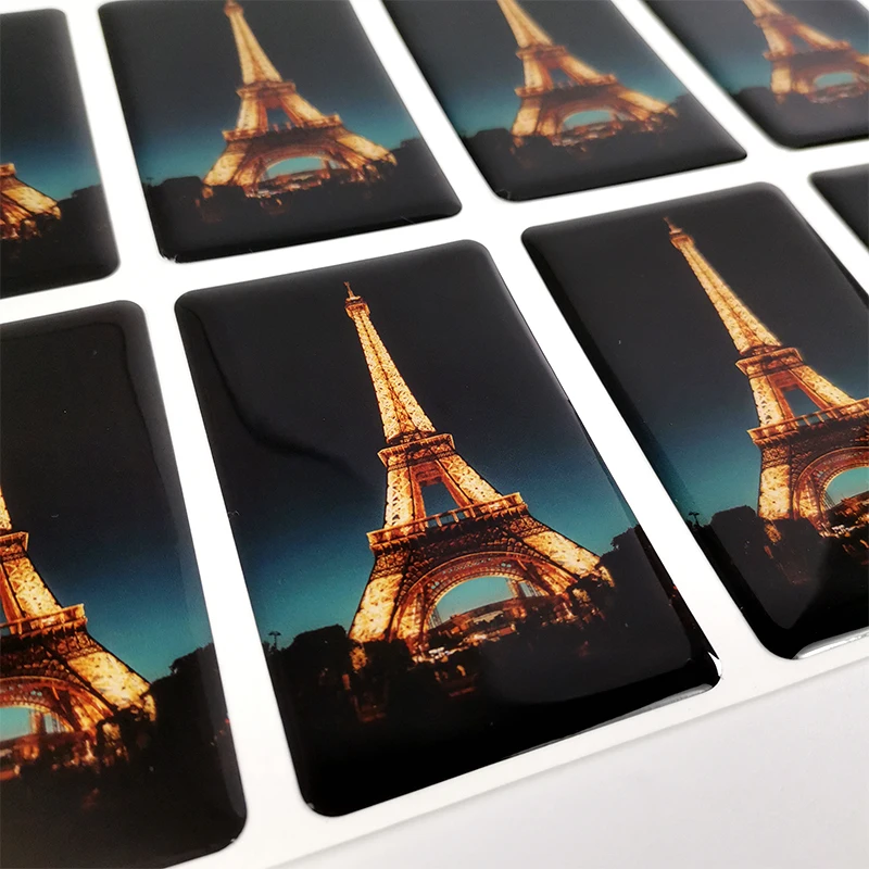 Waterproof Uv Resistance Custom Company Logo Printed Dome 3d Epoxy ...