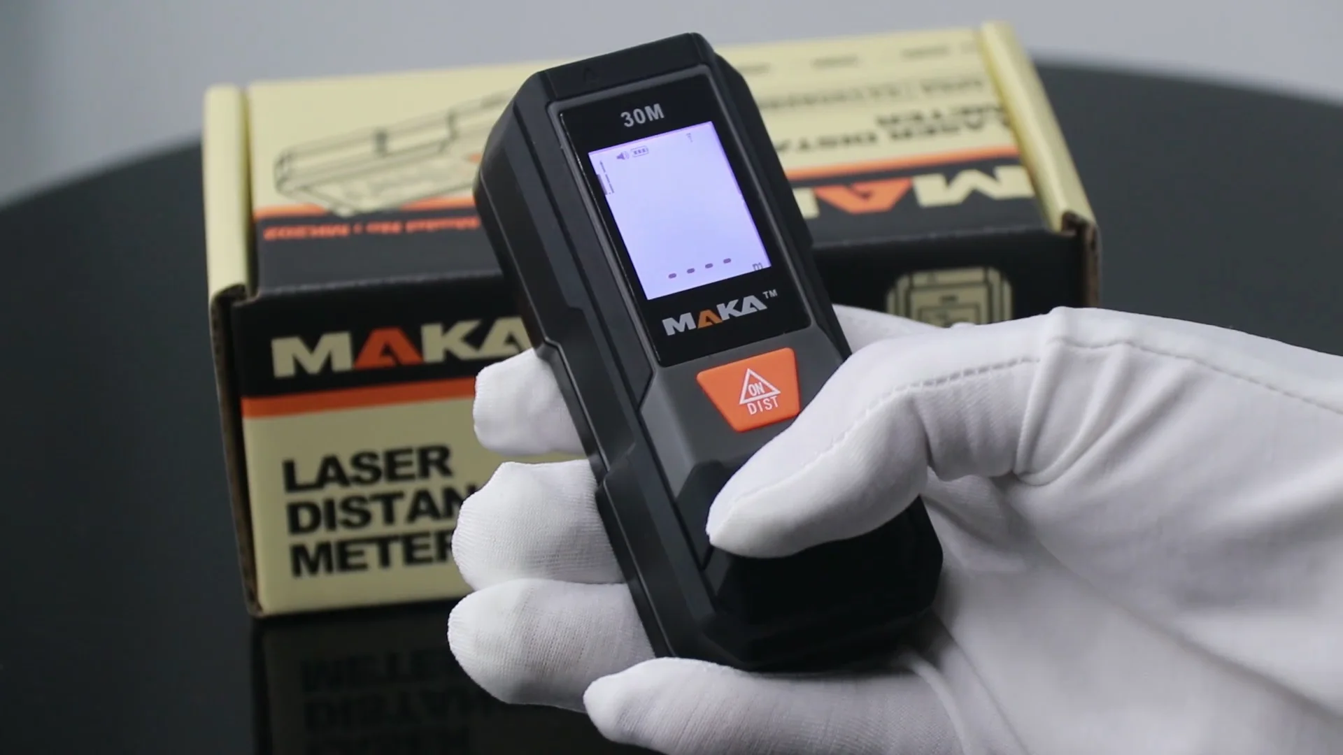 Mini 40m Maka Oem Multi-mode Handheld Indoor Led Laser Distance Meter ...