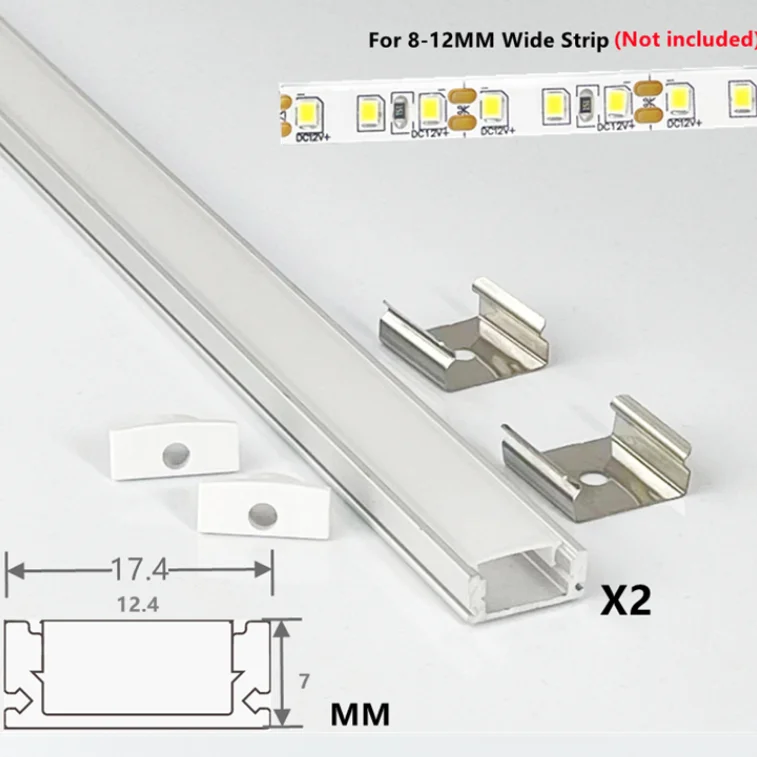 Black LED Strip Profile - Customized Housing Solutions